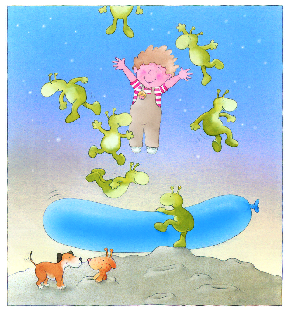 BLOG TOUR: Mick Inkpen’s “The Blue Balloon” is 30 years old! – Library Mice