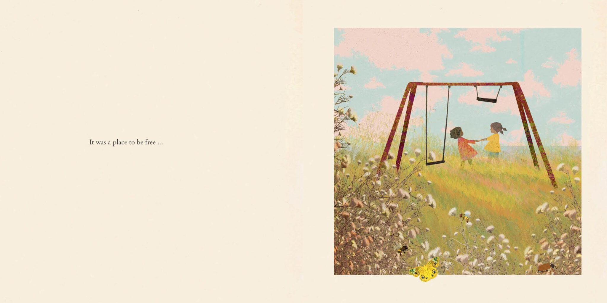 The Story behind the art: “The Swing” by Britta Teckentrup – Library Mice